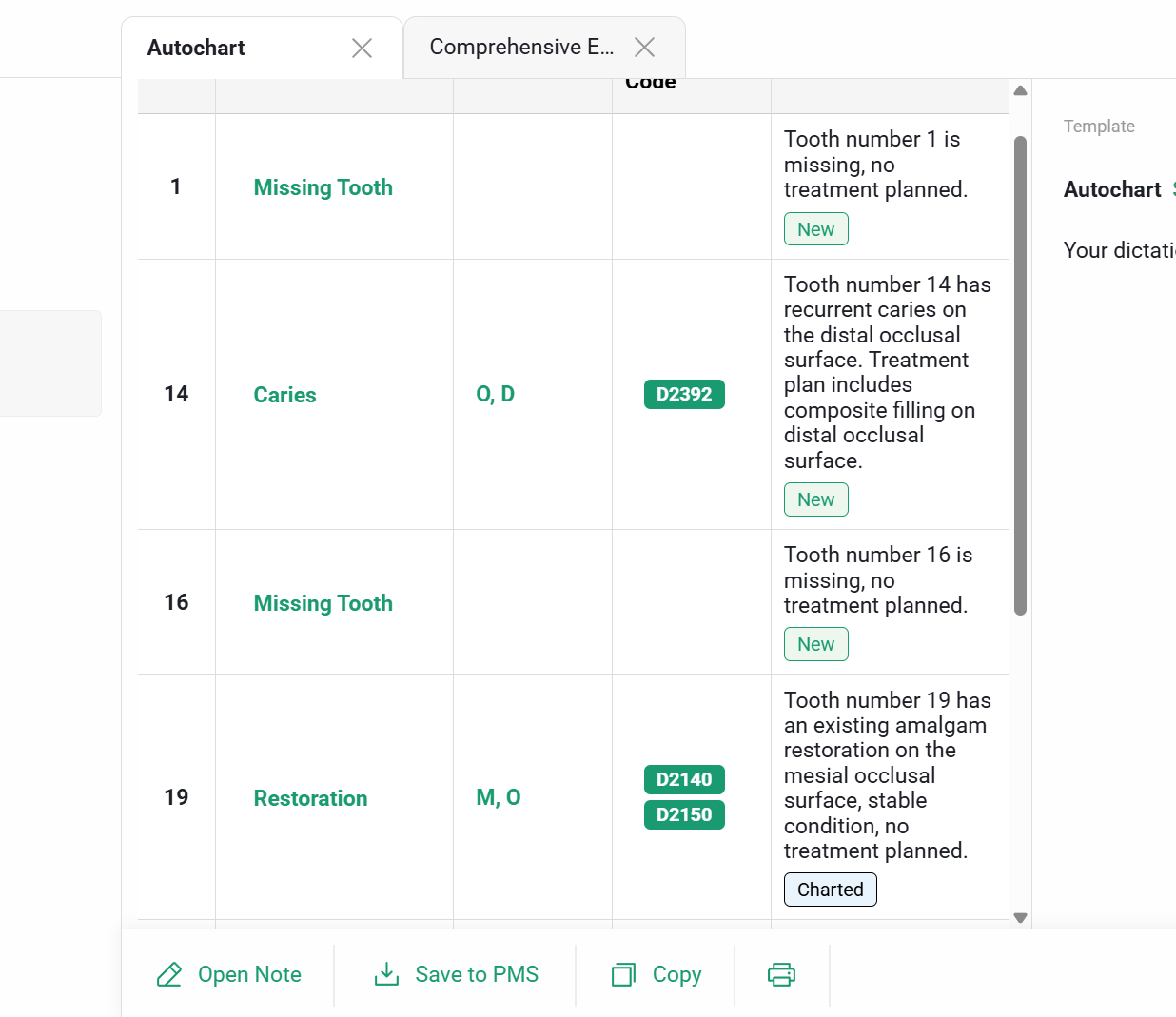 Auto-Chart to PMS – Denti.AI